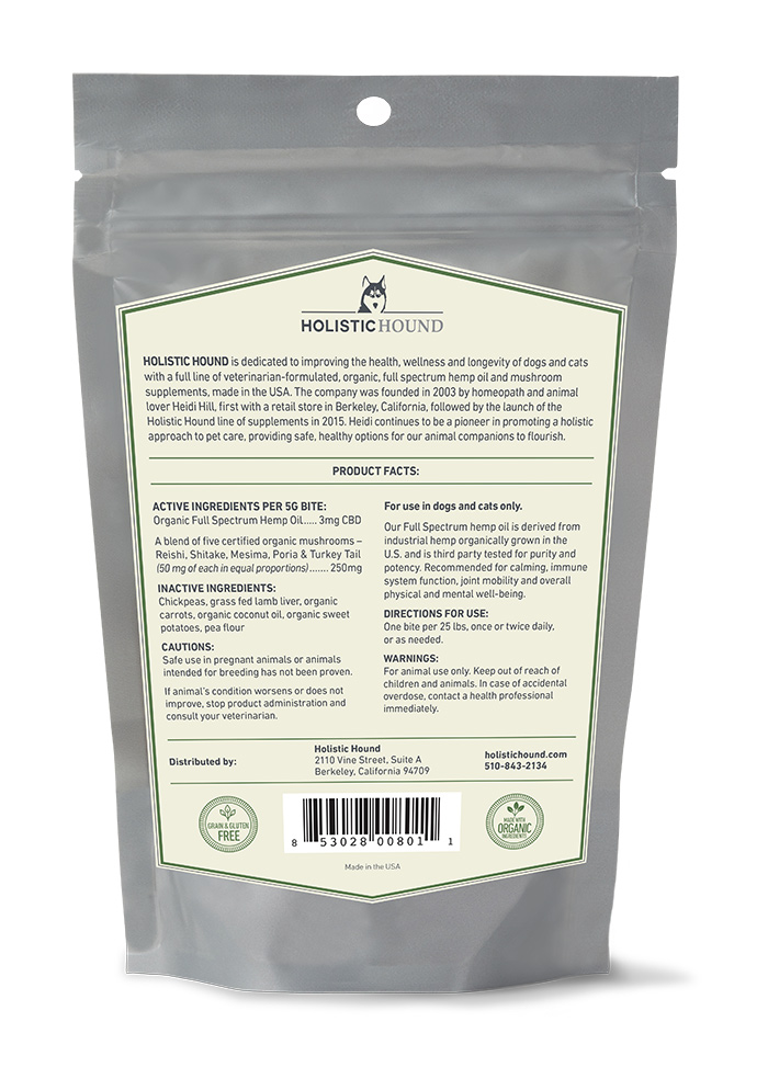 Bonafide Pet Nutrition - Holistic Hound® Lamb Liver Full Spectrum Hemp ...